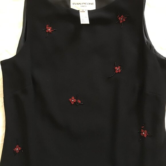 Evan Picone | Dresses | Evan Picone Black Cocktail Dress Sz | Poshmark